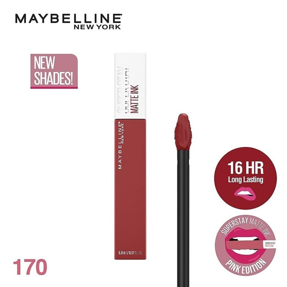 Maybelline New York Super Stay Matte Ink Liquid Lipstick,170 Initiator ...
