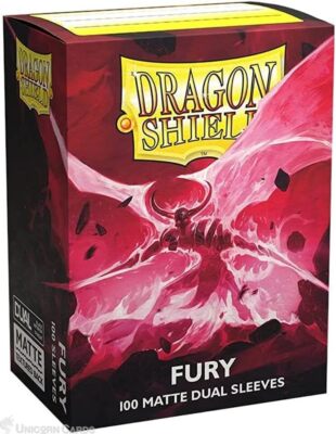 Dragon Shield Dual Matte - Fury: Standard Size (100) - One Piece ...