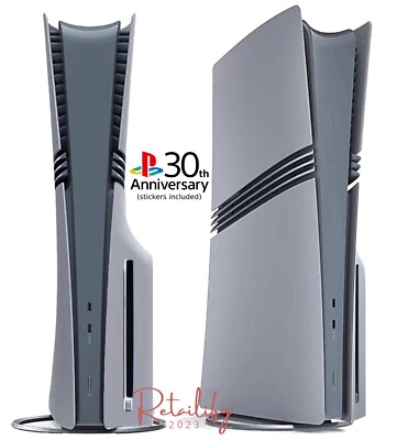 PS5 PRO Cover Plate | Retro Grey 30th Anniversary Edition | Faceplate ...