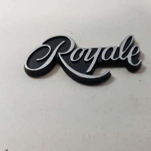 1980-1985 Oldsmobile Delta 88 "Royale" Script Emblem Small Dash ...