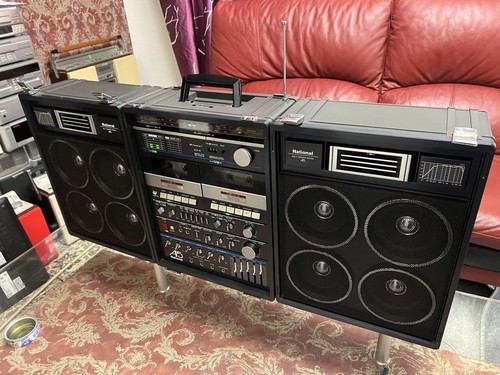 NATIONAL Boombox RX-A5 Large radio cassette player Serviced | eBay