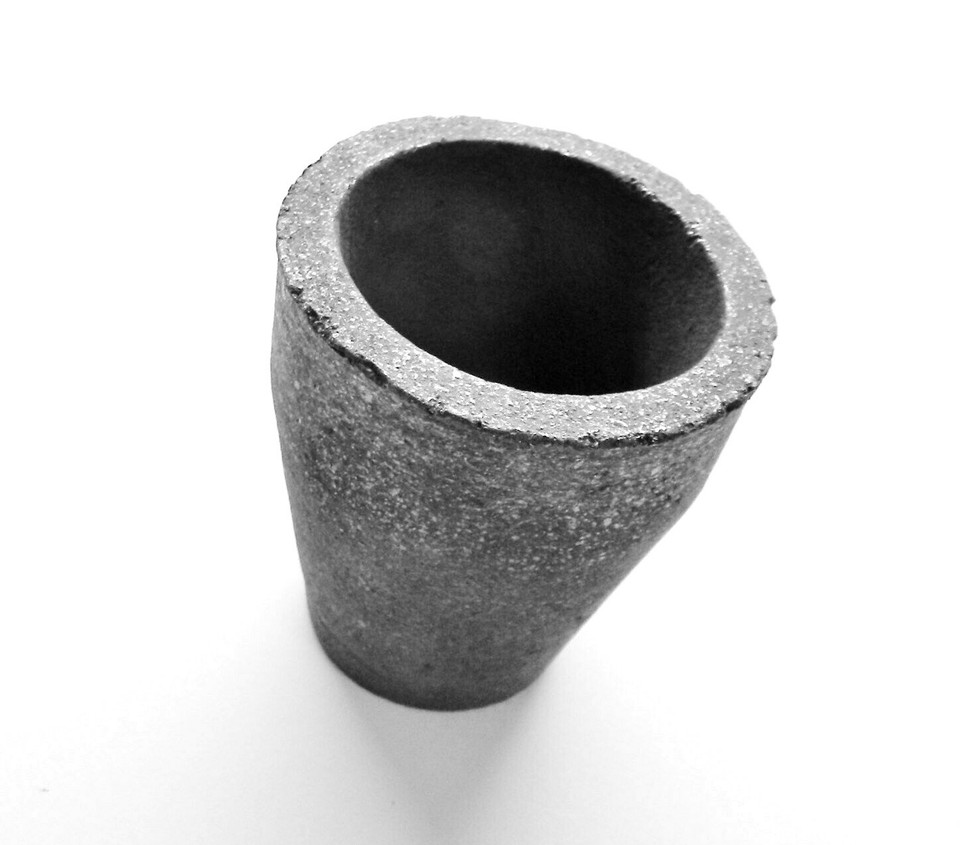 Crucible Clay Graphite Capacity 400 Gram #00 - Melt Gold Silver Made in ...