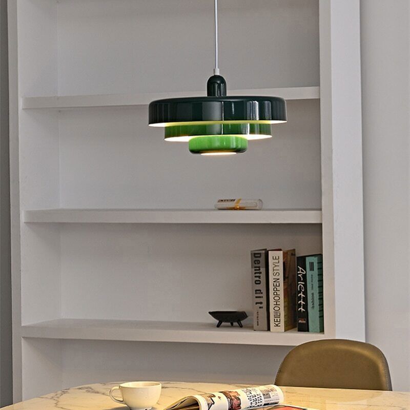 Midcentury Lamp LED Ceiling Pendant Light Bauhaus Chandelier Indoor ...