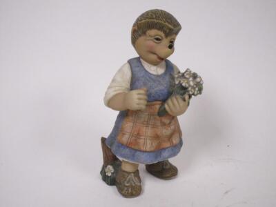 Alte Goebel Mecki Porzellanfigur Igelfamilie ca. 18cm H 1G9698 | eBay.de