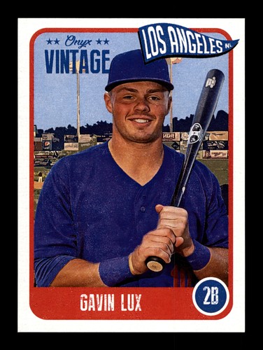 2020 Onyx Vintage #OVGL Gavin Lux Los Angeles Dodgers | eBay