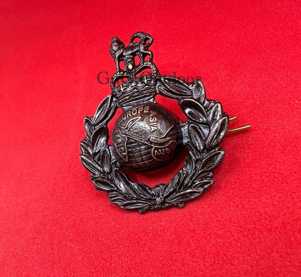 Royal Marines Commandos Beret Badge Royal Marines Bronze Colour Metal ...