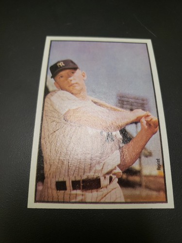 Mickey Mantle Rookie Card 1989 Bowman Gum Reprint 1953 Baseball ...