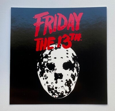 Friday the 13th Jason Sticker Vinyl Decal Car Bumper Horror 4" X 4 ...