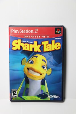 DreamWorks' Shark Tale Sony PlayStation 2 PS2 2004 Game Vintage Gaming ...