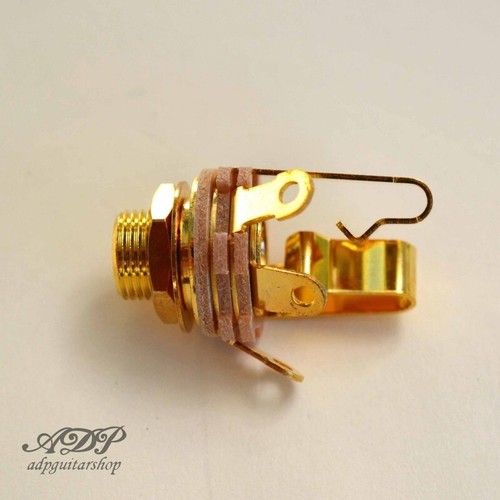 Jack Stereo E. -u. (USA) Switchcraft -12B Baseplate Gold Input Jack Gold | eBay