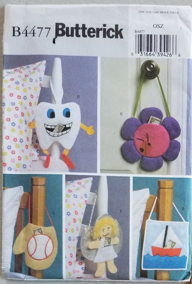 Butterick Sewing Patterns Craft Stuffed Animal Plush Dolls Bears Home+ ...