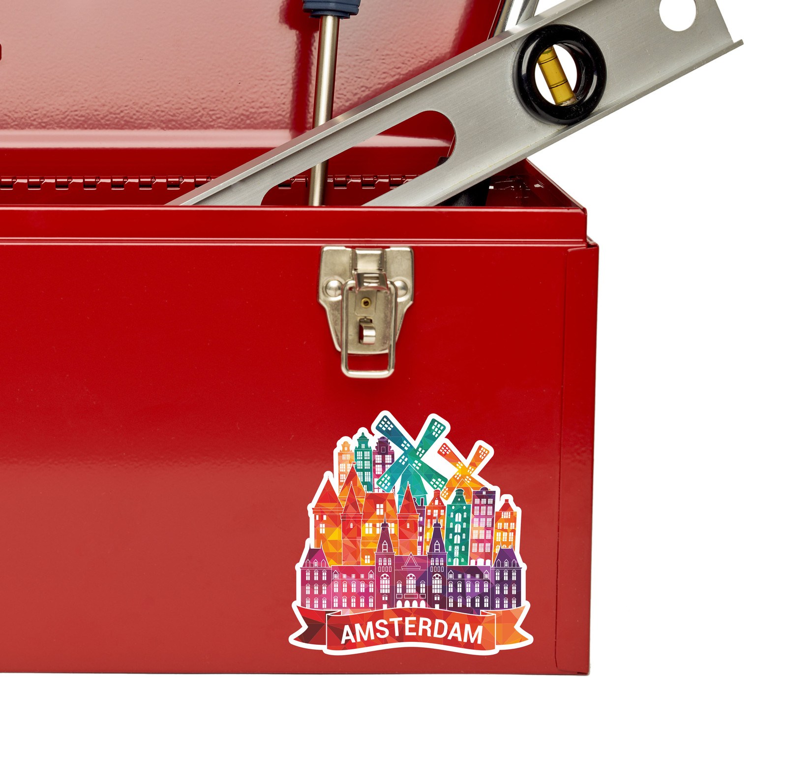 2 x Amsterdam Holland Vinyl Sticker Decal Luggage Travel Netherlands ...