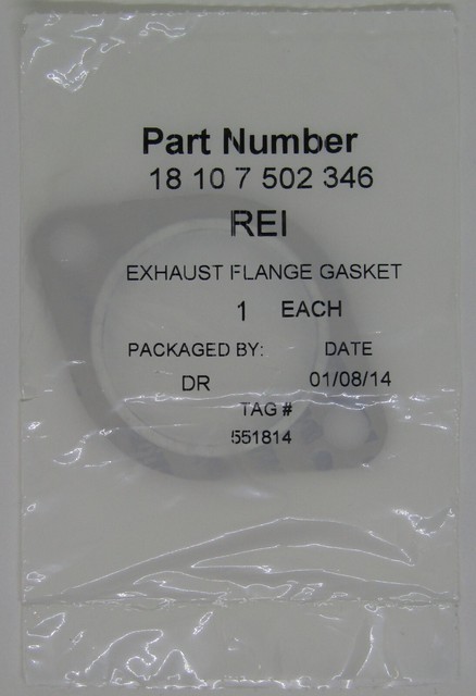 Genuine BMW Exhaust System Manifold Gasket OEM 18107502346 for sale ...