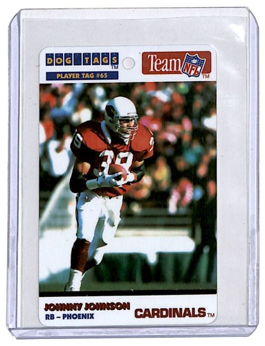 1992 Dog Tags Johnny Johnson Phoenix Cardinals #65. | eBay