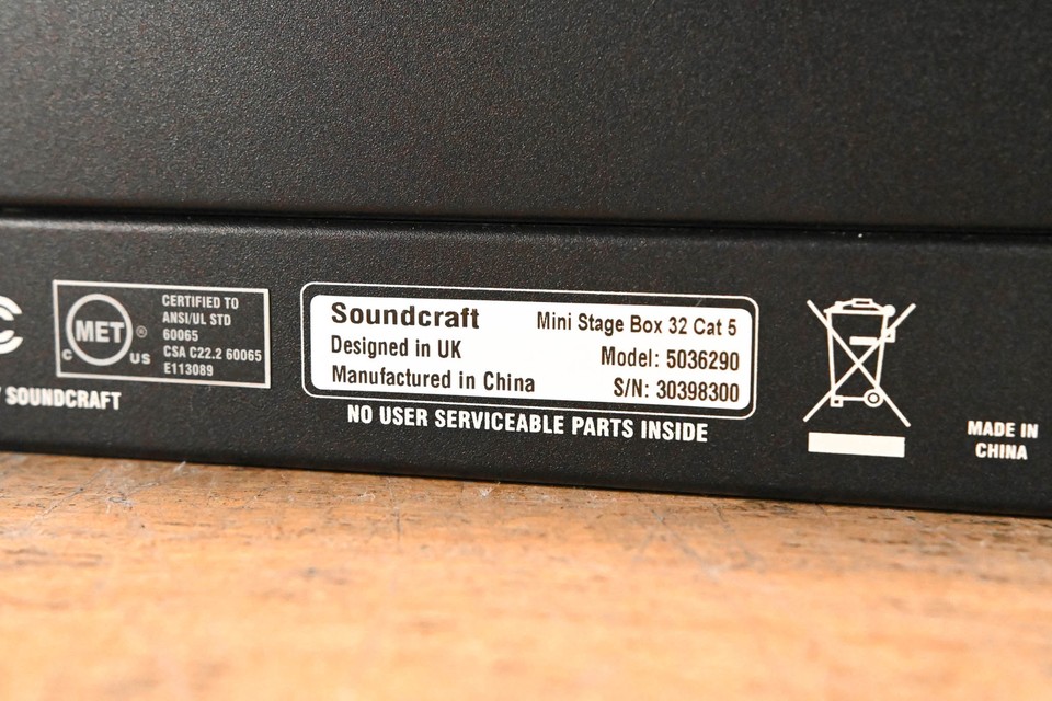Soundcraft Mini Stagebox 32 Cat 5 32-Ch. Digital Stagebox with MADI ...