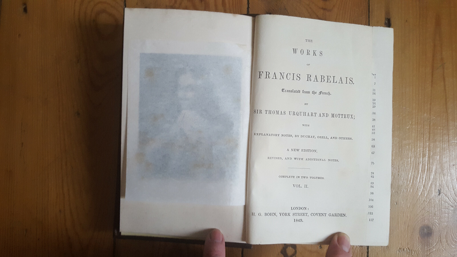 The Works of Francis Rabelais Vol. 1 & 2 Sir Thomas Urquhart & Motteux ...