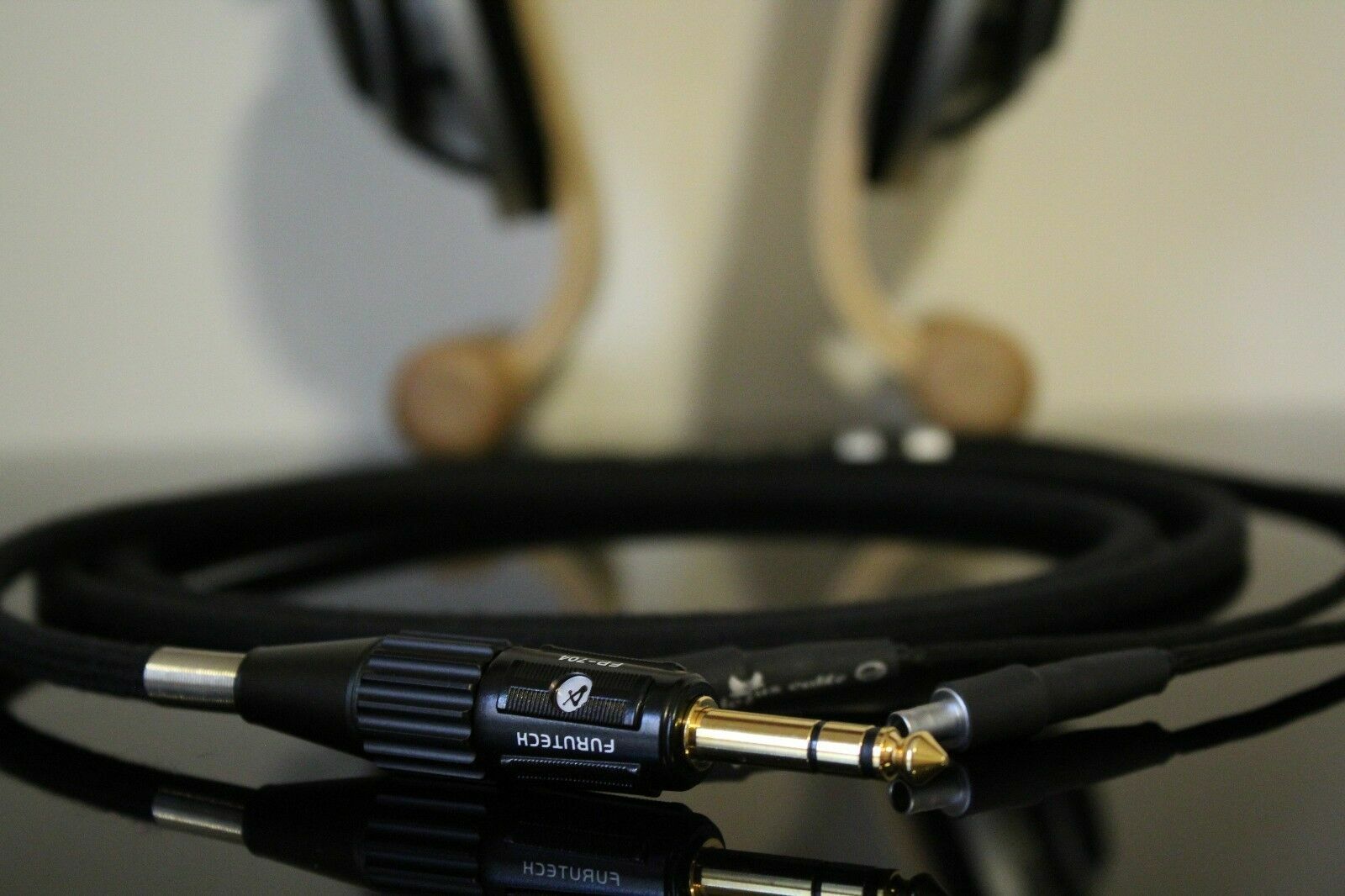 Sennheiser hd800 hd820 hd800S cable -silver 7N - Furutech 6.35mm or ...