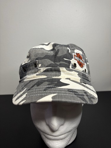 Harley Davidson Logo Camouflage Cadet Cap OSFA Adjustable Motorcycles ...