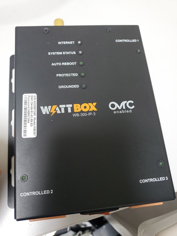 Wattbox 300 Series Power Conditioner Model WB-300-IP-3 | eBay