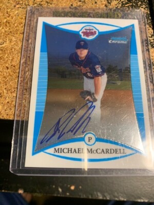 2008 BOWMAN CHROME MICHAEL MCCARDELL ROOKIE AUTOGRAPH | eBay