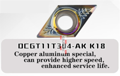 PCD coating 10pcs DCGT 11T304 -HA K18 DCGT 3 2.5 1 -AK Copper aluminum ...
