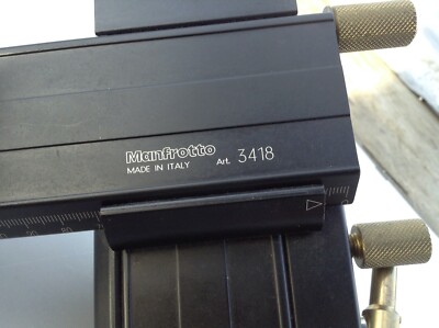 MANFROTTO 3418 PRECISION Panoramic Head with quick release mount and ...