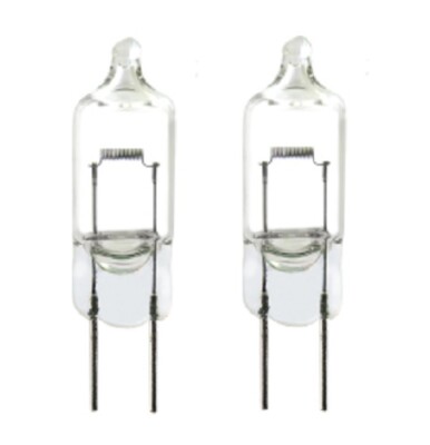 PAIR (2 Bulbs) of 37.5H1 Halogen Lamp Lightbulbs, 12.8V, 37.5W, T-3 1/4 ...