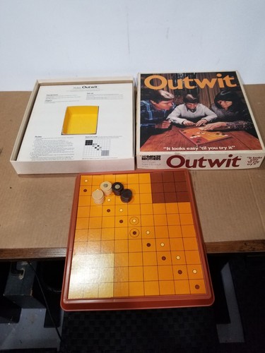 Vintage Outwit Abstract Strategy Board Game Complete Parker Bros 1979 ...