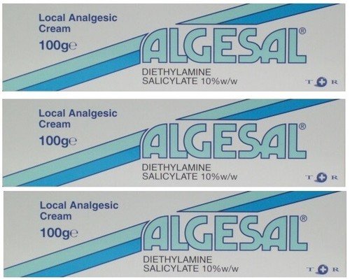 3 x Algesal Local Analgesic Cream - 100g | eBay UK