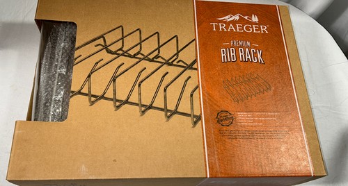 Traeger Grills BBQ Rib Rack (BAC354), Chrome NEW IN BOX | eBay