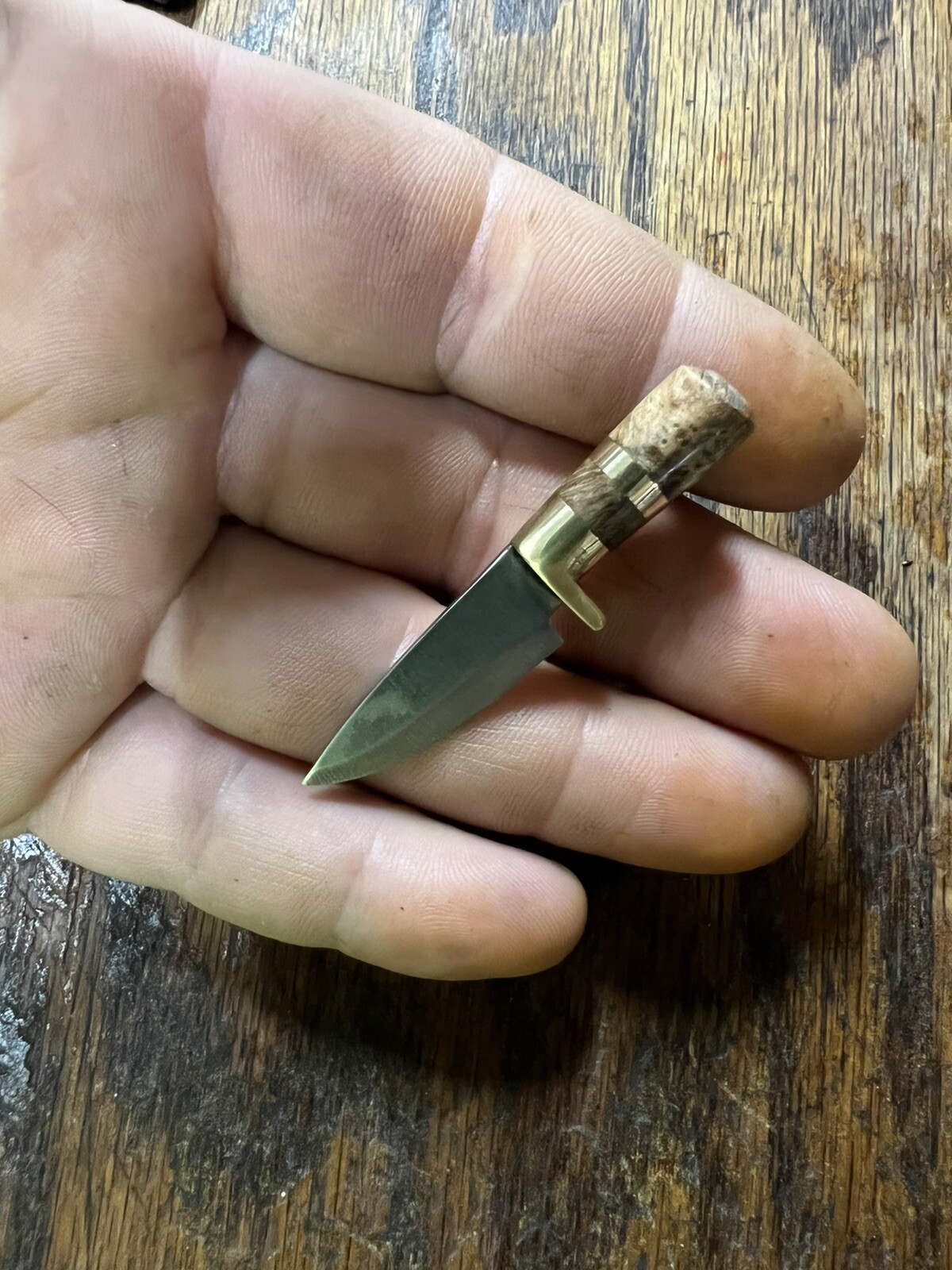 Ken Richardson Knives Handmade Miniature Knife Keychain | eBay