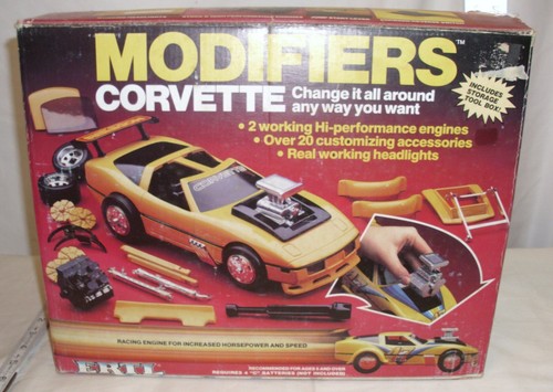 ERTL MODIFIERS CORVETTE CAR BUILDER PLAY SET TOY BOXED | eBay