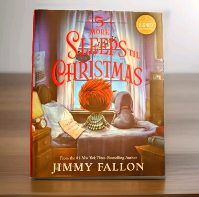 JIMMY FALLON Signed / Auto "Five More Sleeps 'Til Christmas" 1st Ed ...