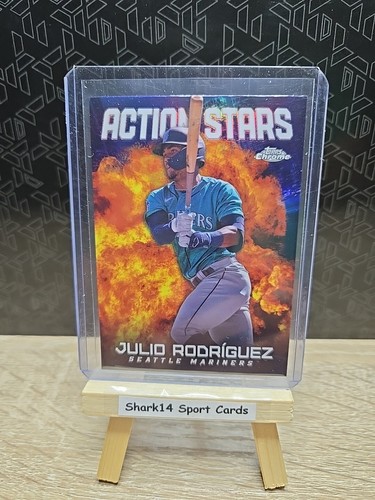2023 Topps Chrome Update Julio Rodriguez Action Stars Refractor #ASC-20 ...