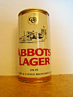 Australian Abbots Lager Beer, Steel Beer Can, 370 ml, Pop Top. Top ...
