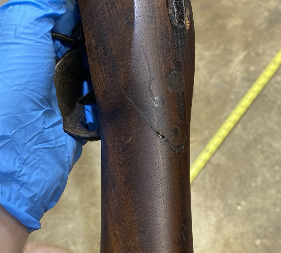 American Civil War Era M1842 Springfield Rifle Stock with Barrel Bands ...