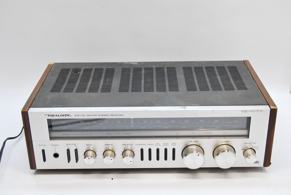 Realistic STA-110 Stereo Receiver Vintage Retro 31-2093 T8-E7 | eBay