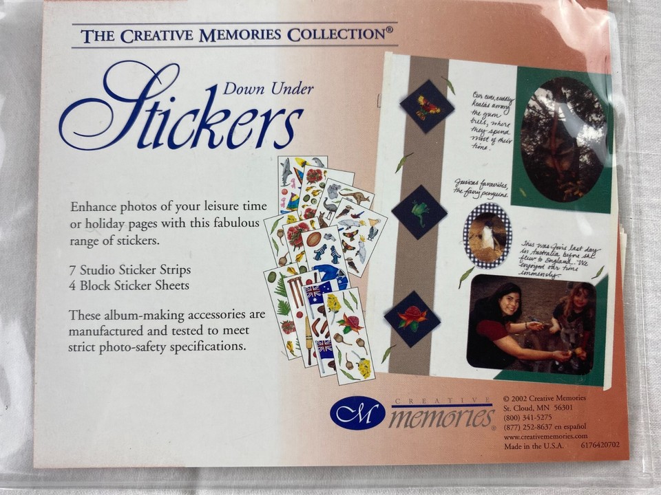 Creative Memories Sticker Pack Block Sheets VINTAGE Style YOU PICK | eBay