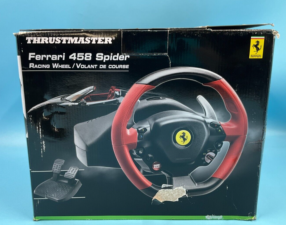 Guillemot Thrustmaster Ferrari 458 Spider Racing Wheel 4460105 ️ ️ OPEN ...