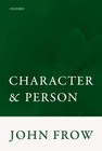 Character and Person by John Frow: New 9780198778554 | eBay