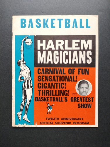 Harlem Magicians 1964-65 12th Anniversary Basketball Program Marques ...
