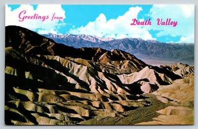California Death Valley Greetings from vintage Postcard, A28 | eBay