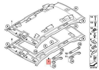 BMW X5 E70 X5 3.0D 3.0SD 3.0SI 3.5D 30DX 35DX 35IX HANDLE 51166977704 ...