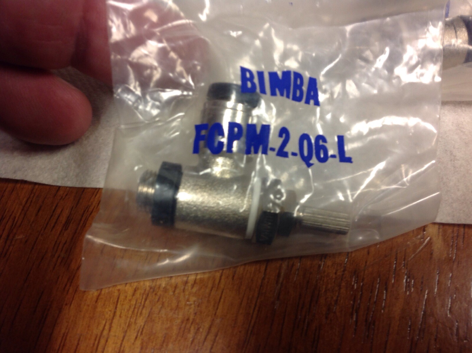 154478 New-No Box, Bimba FCPM-2-Q6-L Flow Control Valve, NOS, Lot Of ...