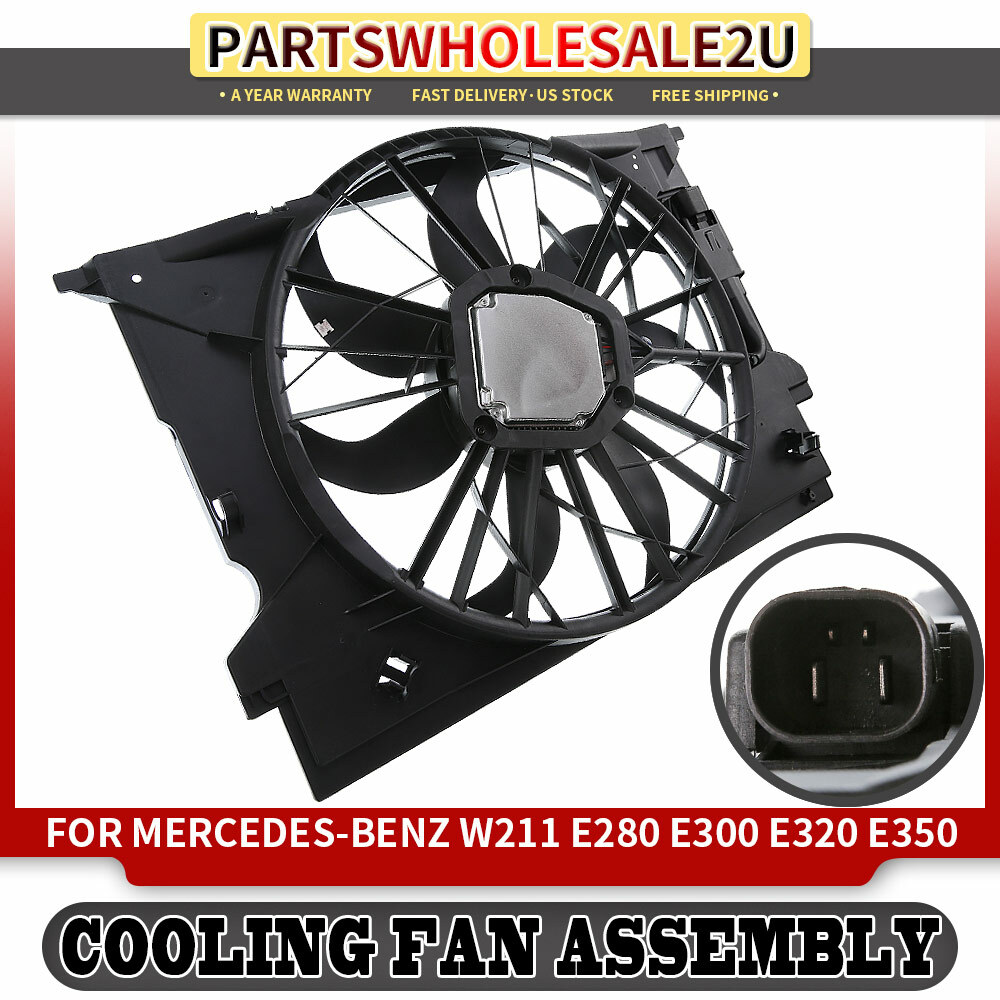 Electric Radiator Coolant Fan Assy w/Brushless Motor for Mercedes-Benz ...