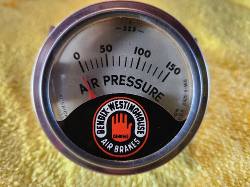 New Old Stock) Bendix Westinghouse Air BrakesAir Pressure Gauge. Rare | eBay