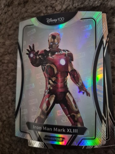 2023 Kakawow Phantom Disney 100 Marvel Silver Holo Iron Man Mark XLIII ...