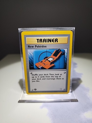 1st Edition New Pokedex 95/111 - Neo Genesis - Trainer - Pokemon - NM ...