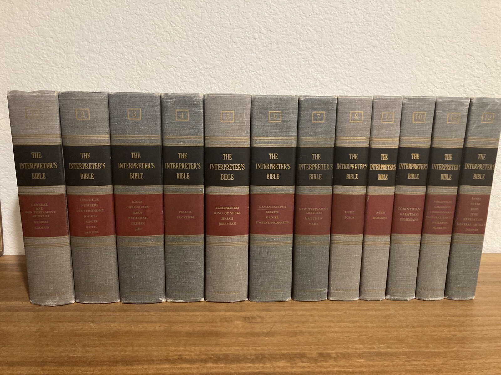 The Interpreter’s Bible Commentary, Complete 12 Volume set, Hardcover ...