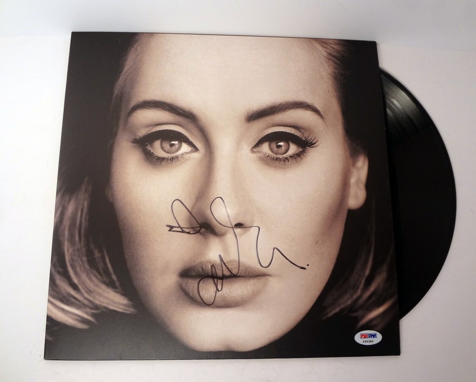 Adele Legendary Musician Signed Autograph 25 Vinyl Record Album PSA/DNA COA | eBay